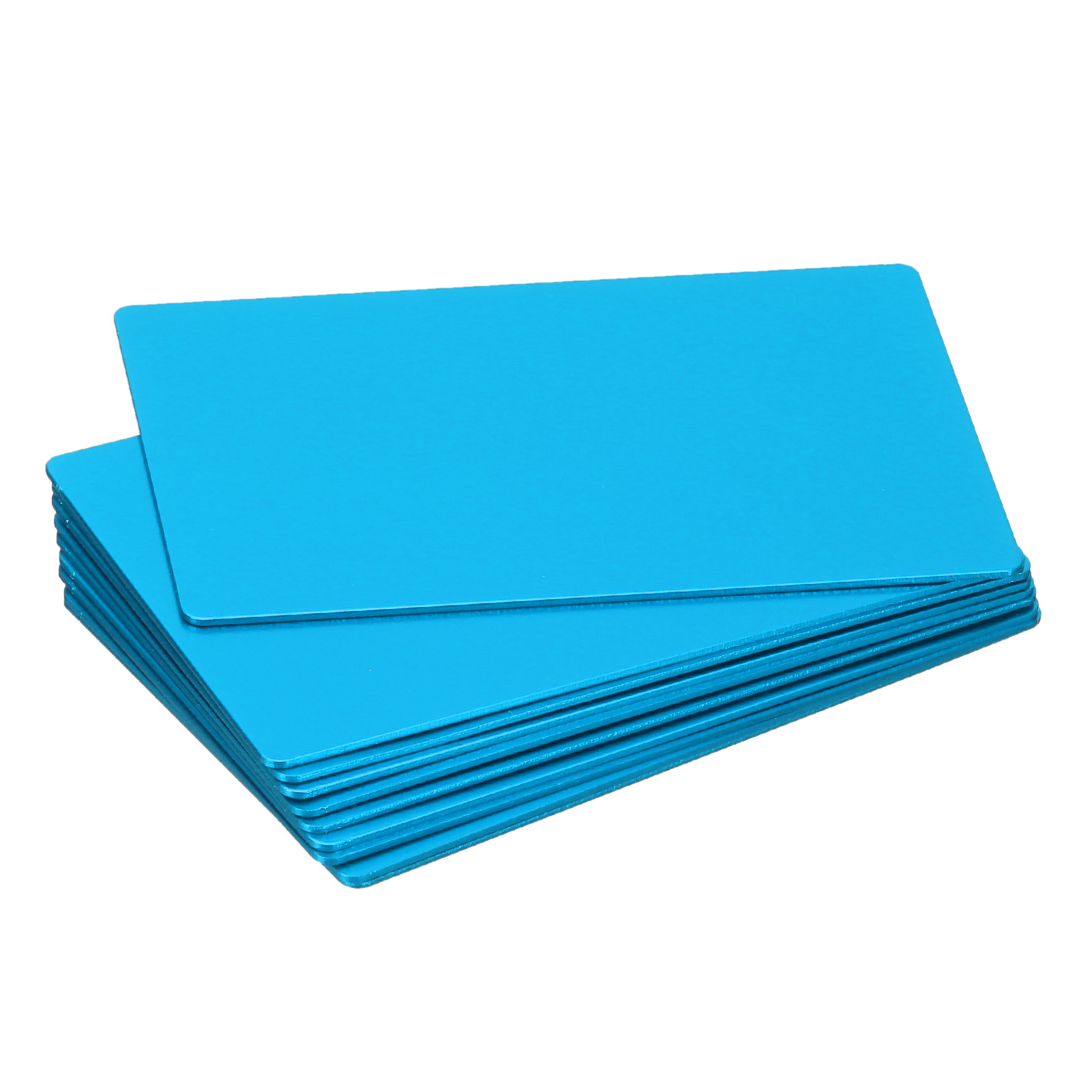 Uxcell Metal Business Cards for House Office Customer DIY Gift Plate ...