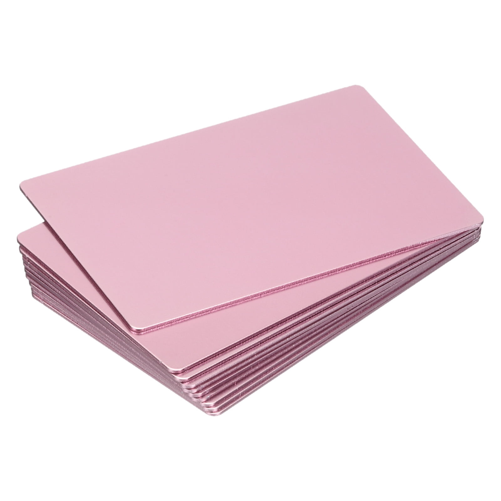 Uxcell Metal Business Cards for House Office Customer DIY Gift Plate ...