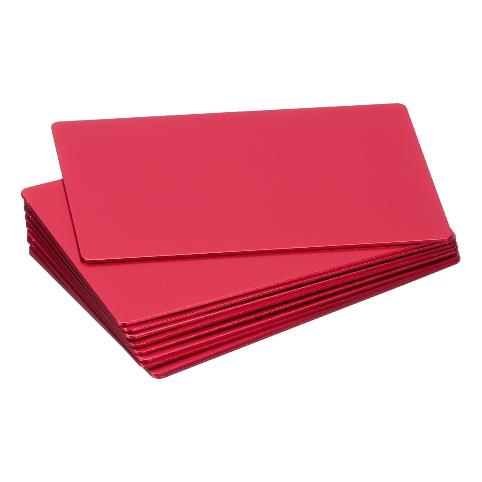 Uxcell Metal Business Cards for House Office Customer DIY Gift Plate ...