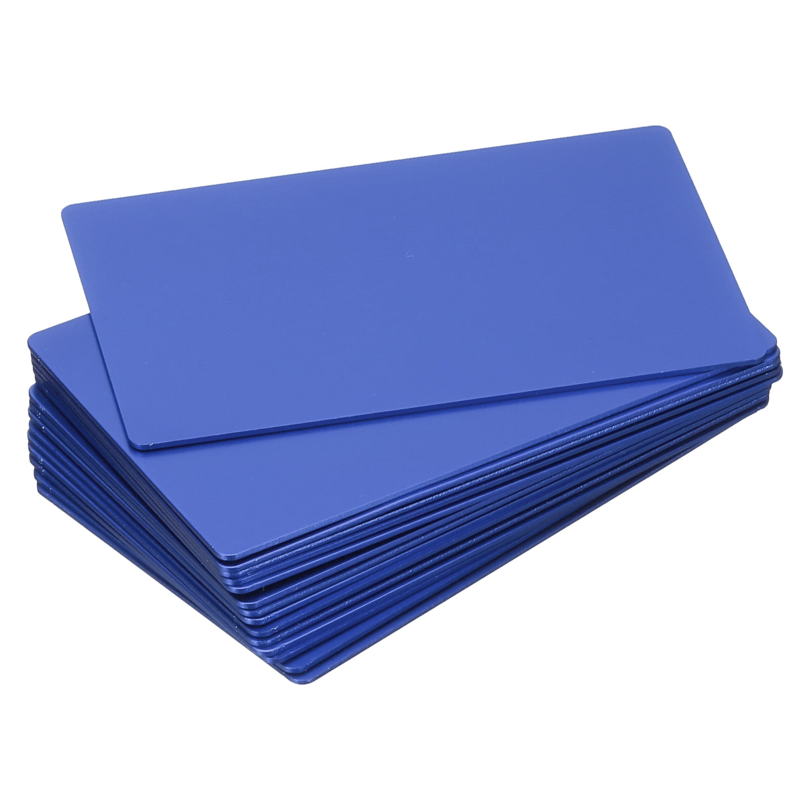 Uxcell Metal Business Cards for House Office Customer DIY Gift Plate ...