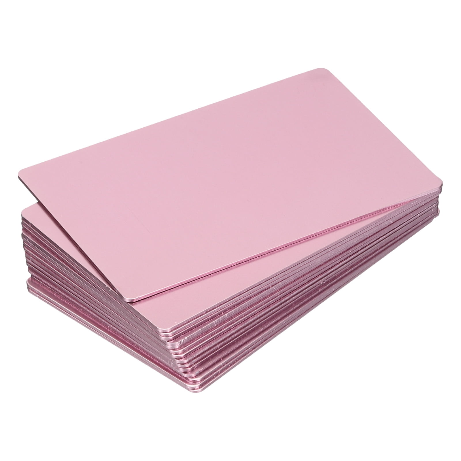 Uxcell Metal Business Cards for House Office Customer DIY Gift Plate ...