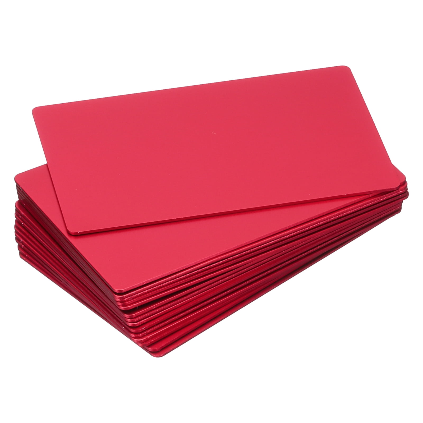 Uxcell Metal Business Cards for House Office Customer DIY Gift Plate ...