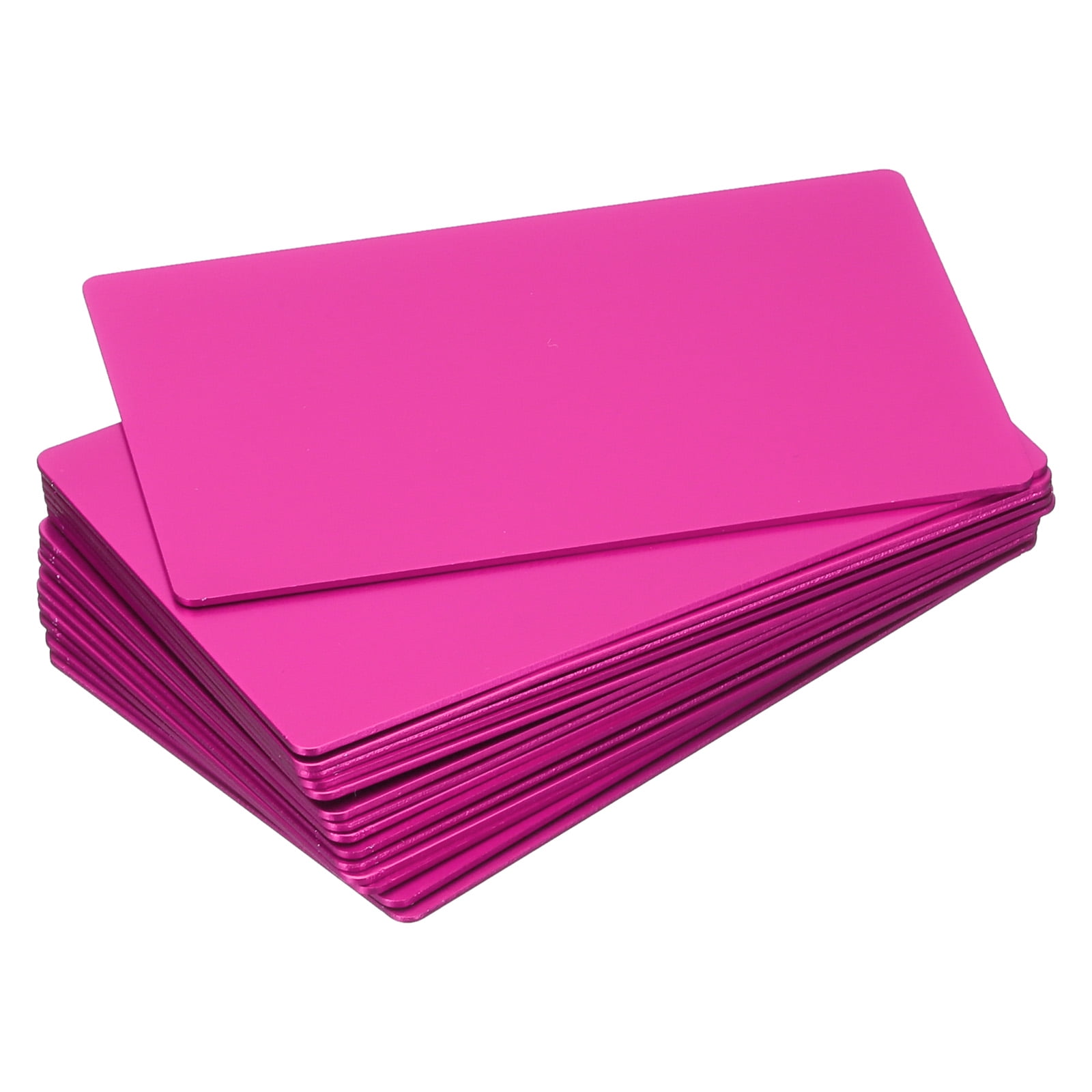 Uxcell Metal Business Cards for House Office Customer DIY Gift Plate ...