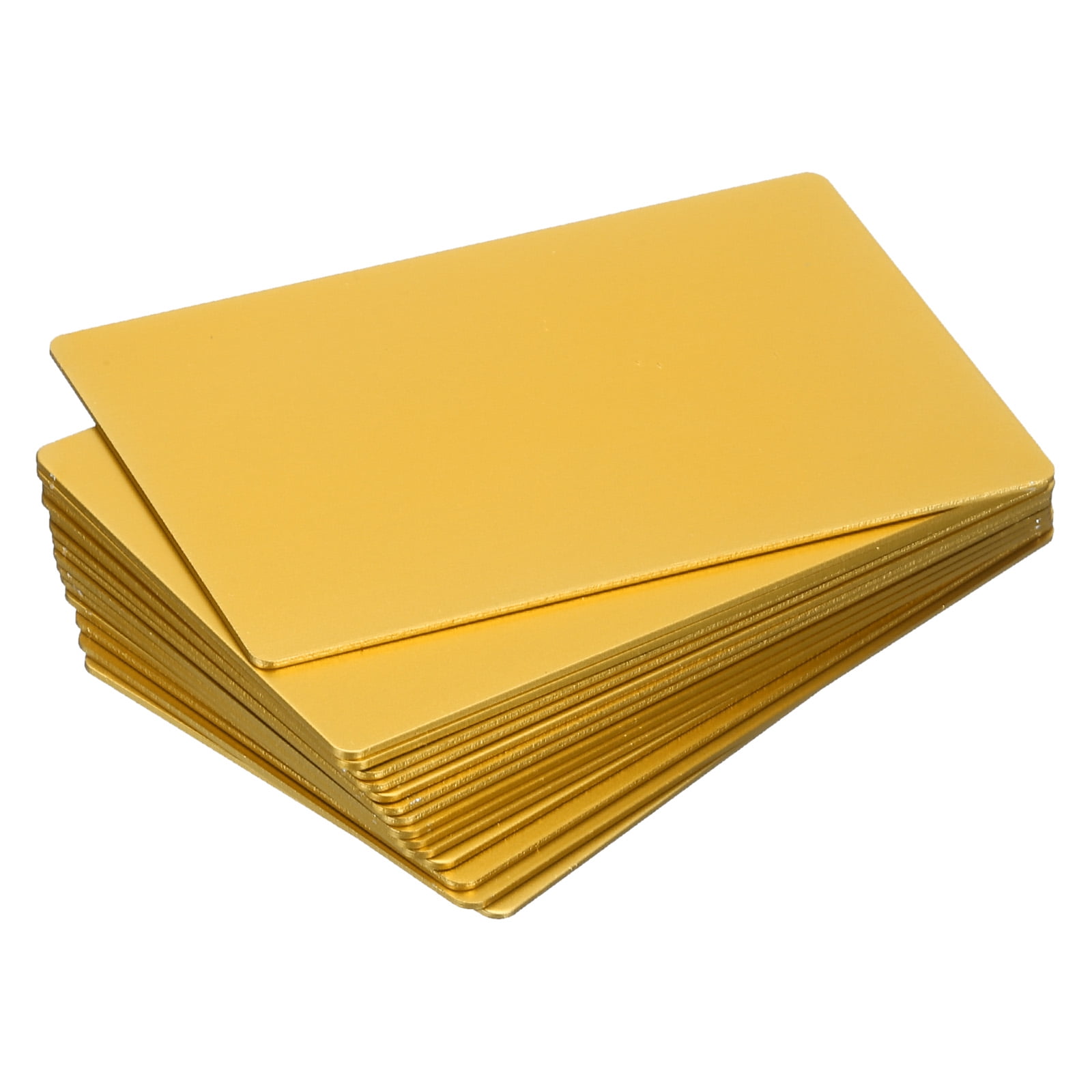 Uxcell Metal Business Cards for House Office Customer DIY Gift Plate ...