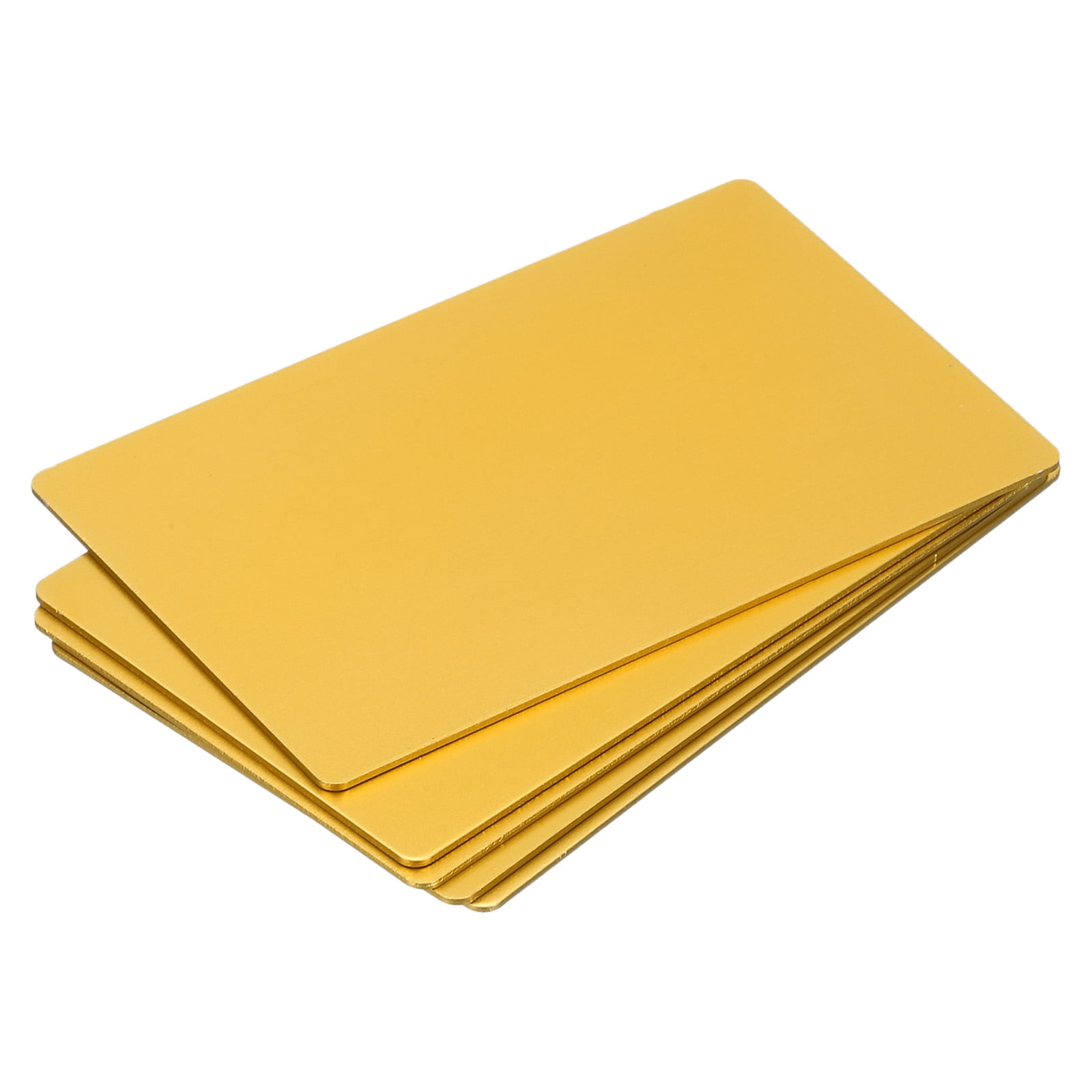 Uxcell Metal Business Cards for House Office Customer DIY Gift Plate ...