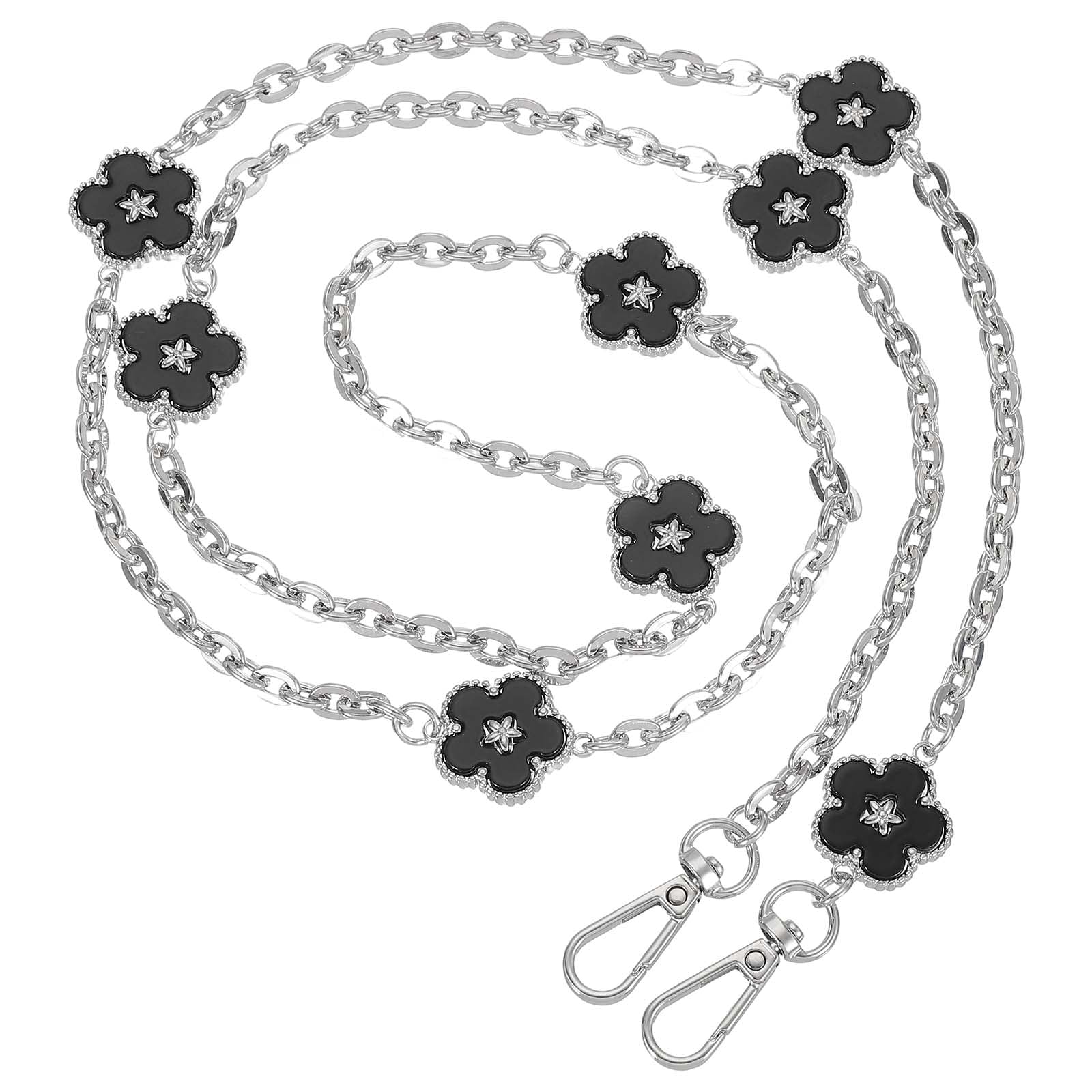 Uxcell Metal Chain Phone Lanyard, Anti Theft Crossbody Strap with ...