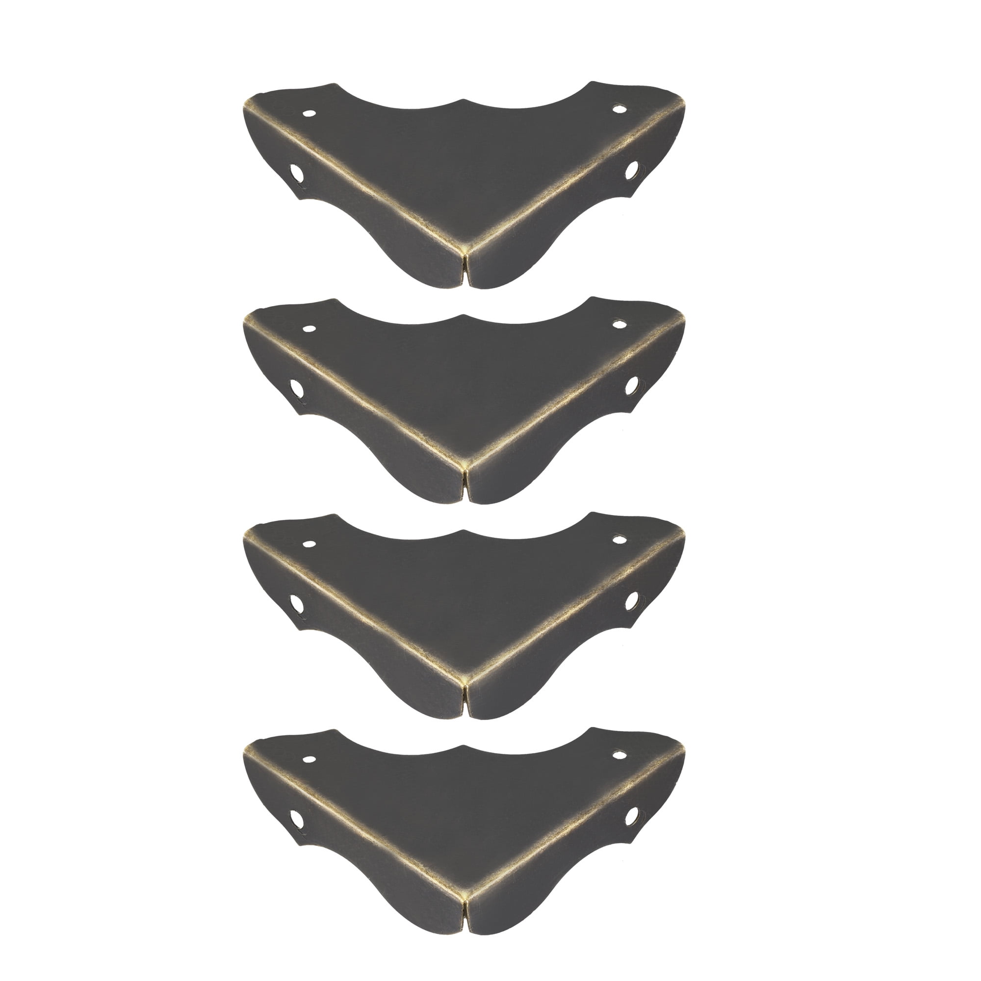 Uxcell Metal Desk Corner Protectors Table Edge Cover Guard 1.57" x 1.57 ...