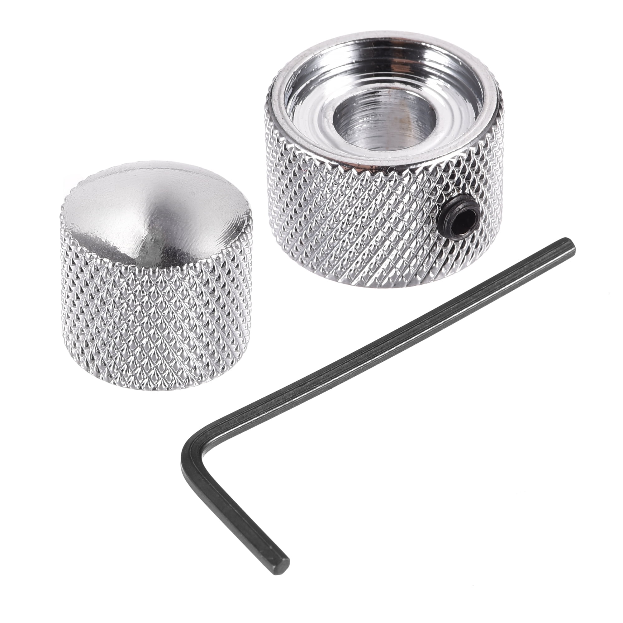 Uxcell Metal Dual Concentric Knob Stacked Volume Tone Control Knob for ...