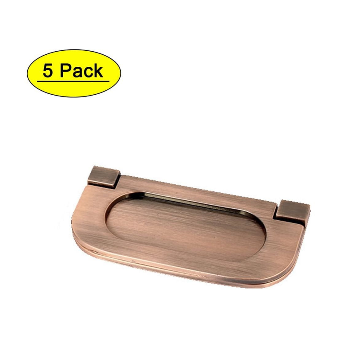 Uxcell Metal Flush Mount Door Pull Handle-0.16" Hole Diameter-5 Pack ...