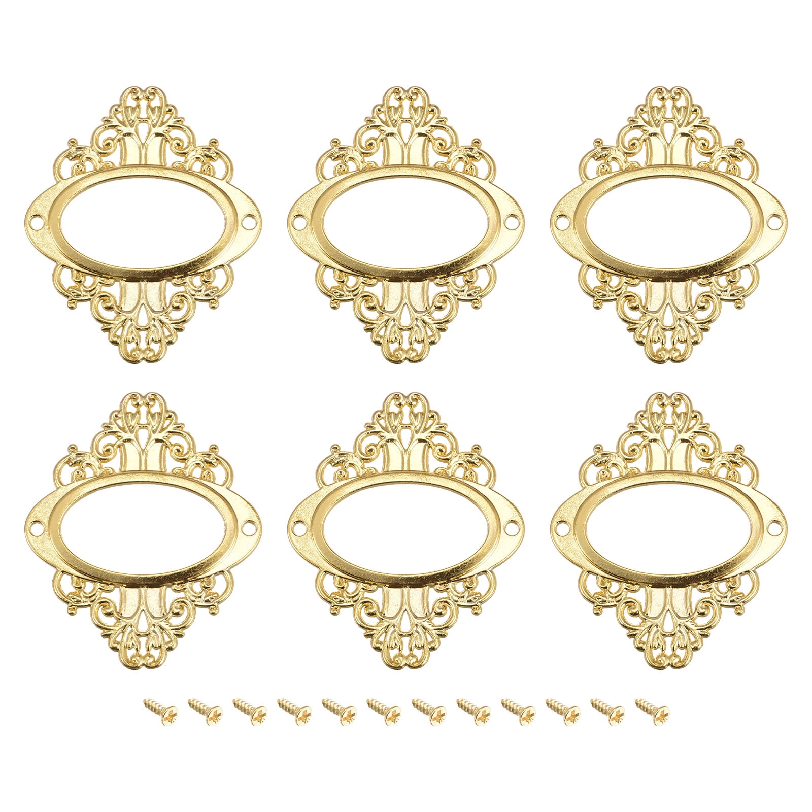 Uxcell Metal Label Holders, 56x66mm Name Card Tag Frames for File ...
