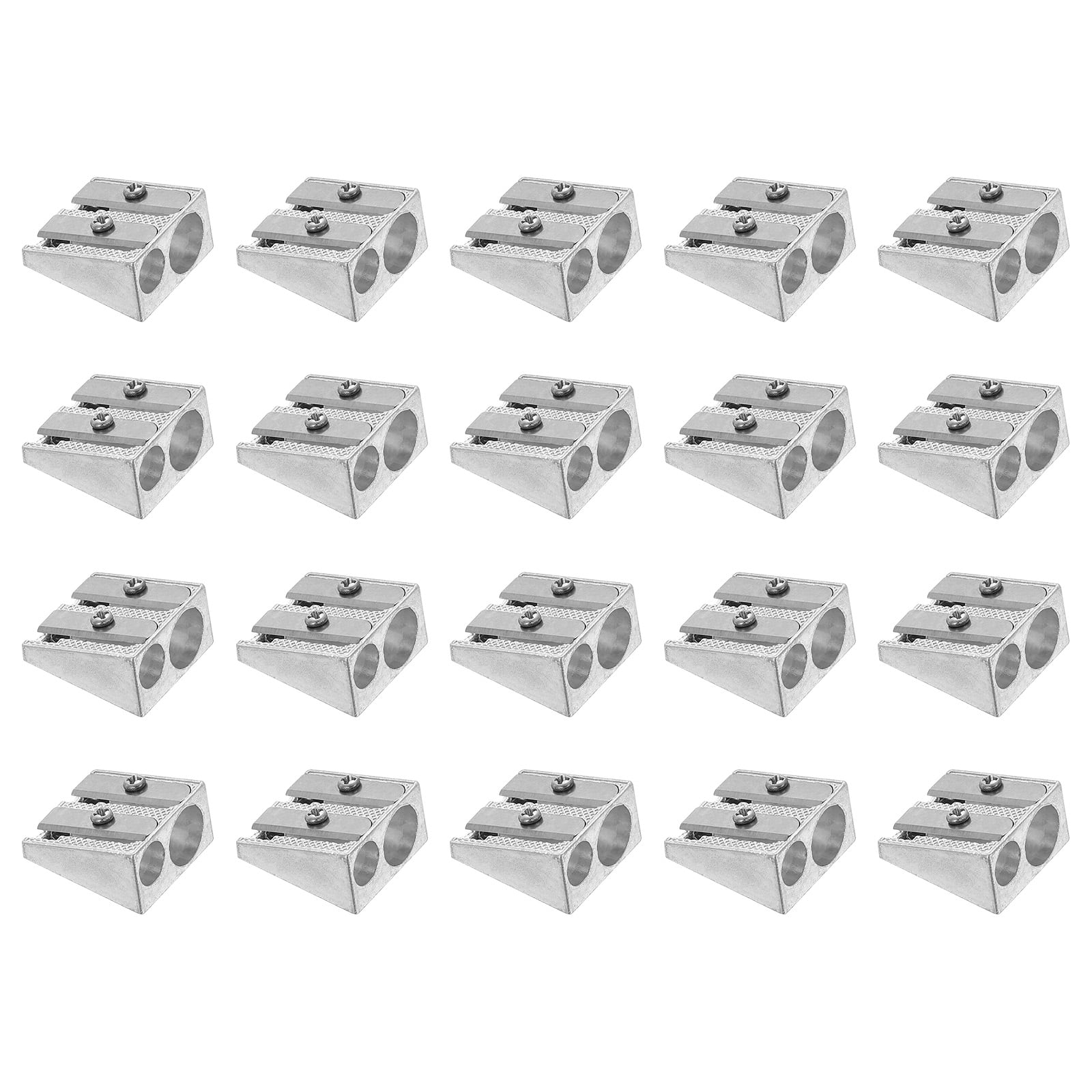 Uxcell Metal Pencil Sharpeners, 20 Pack Aluminum Alloy Handheld Mini ...