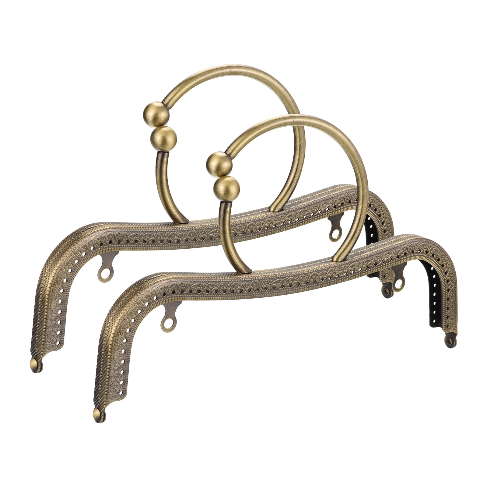 Uxcell Metal Purse Frames, 8.66" 2Pack Kiss Lock Clasp Frame for Coin ...