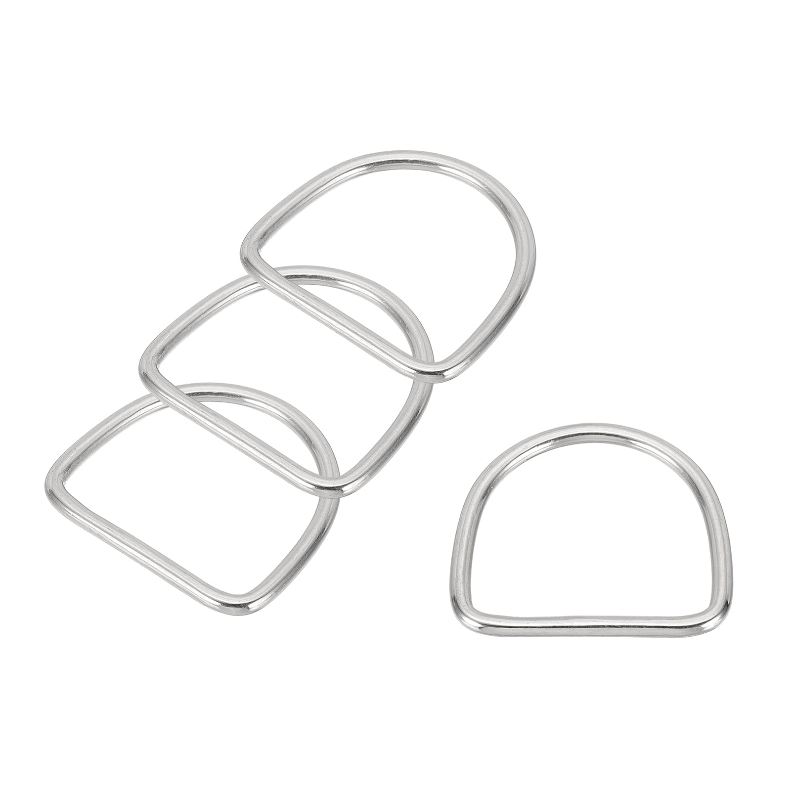 Uxcell Metal Rings 1.6 Inch 316 Stainless Steel Rings Marine Grade ...