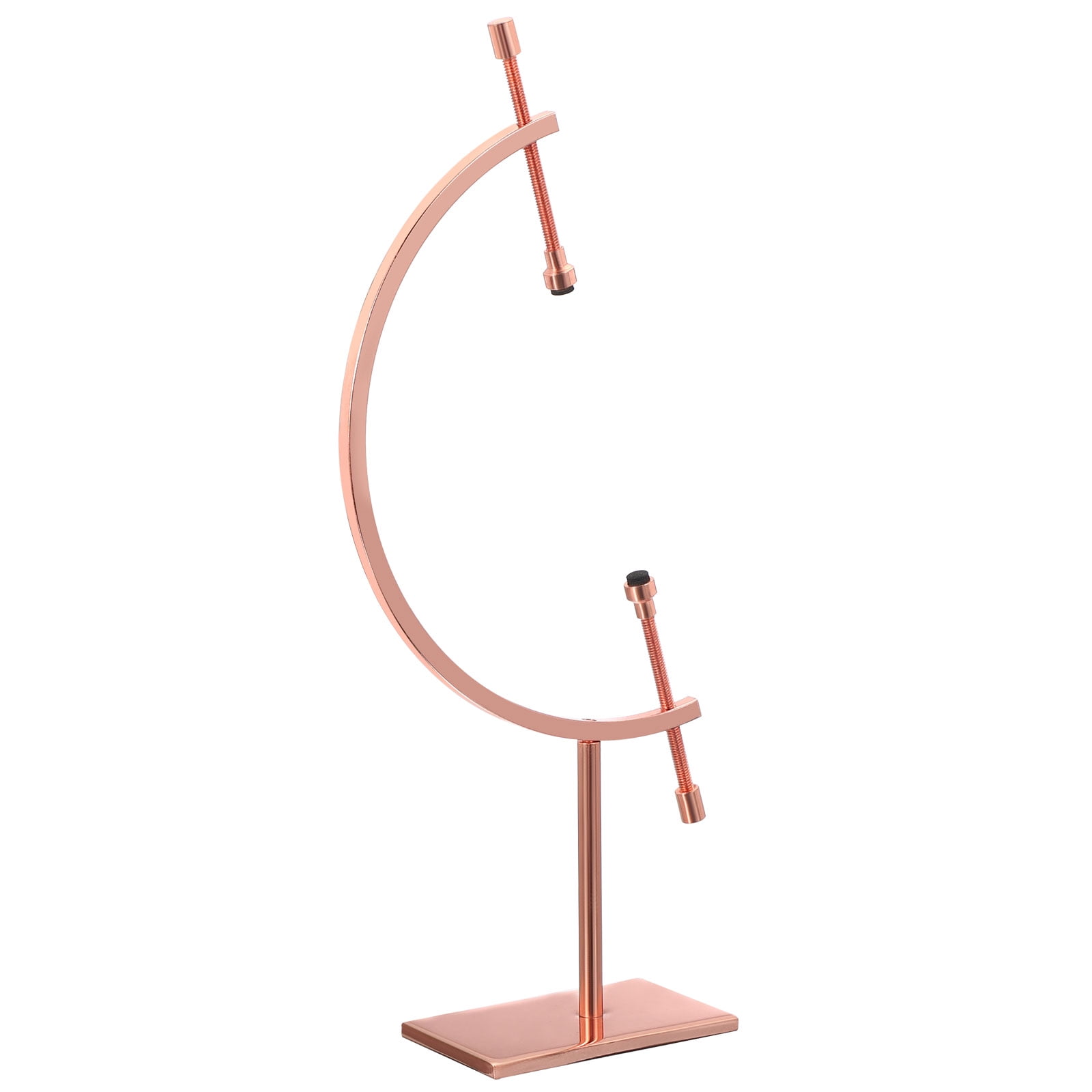 Uxcell Metal Sphere Display Stand, Hold Up to 5.1" Crystal Sphere Holder Caliper Stand for ...