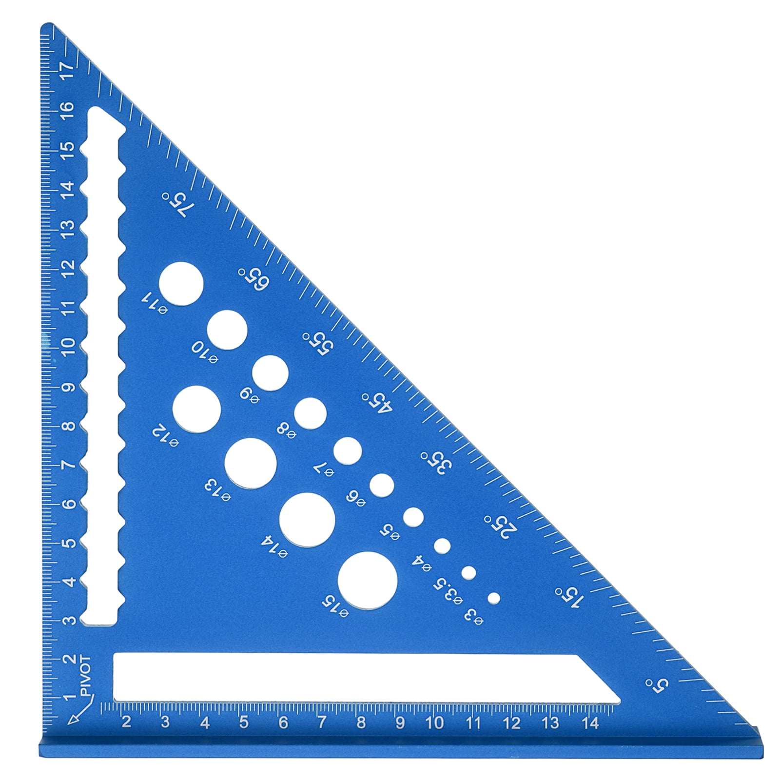 Uxcell Metal Square Ruler 7" Aluminum Alloy Carpenter Square Metric ...