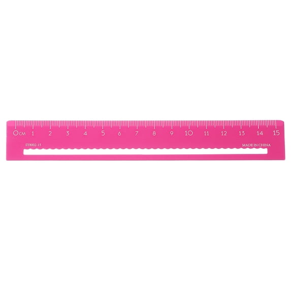 Uxcell Metal Straight Ruler 15cm Metric Aluminum Alloy Hollow Measuring ...