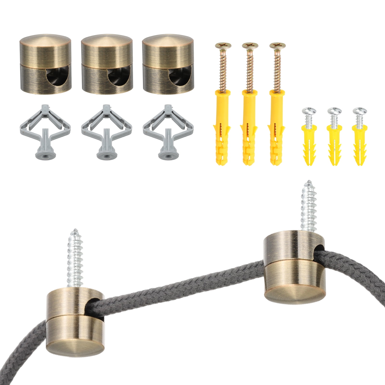 Uxcell Metal Swag Hooks, Aluminum Modern Ceiling Hook for Pendant ...