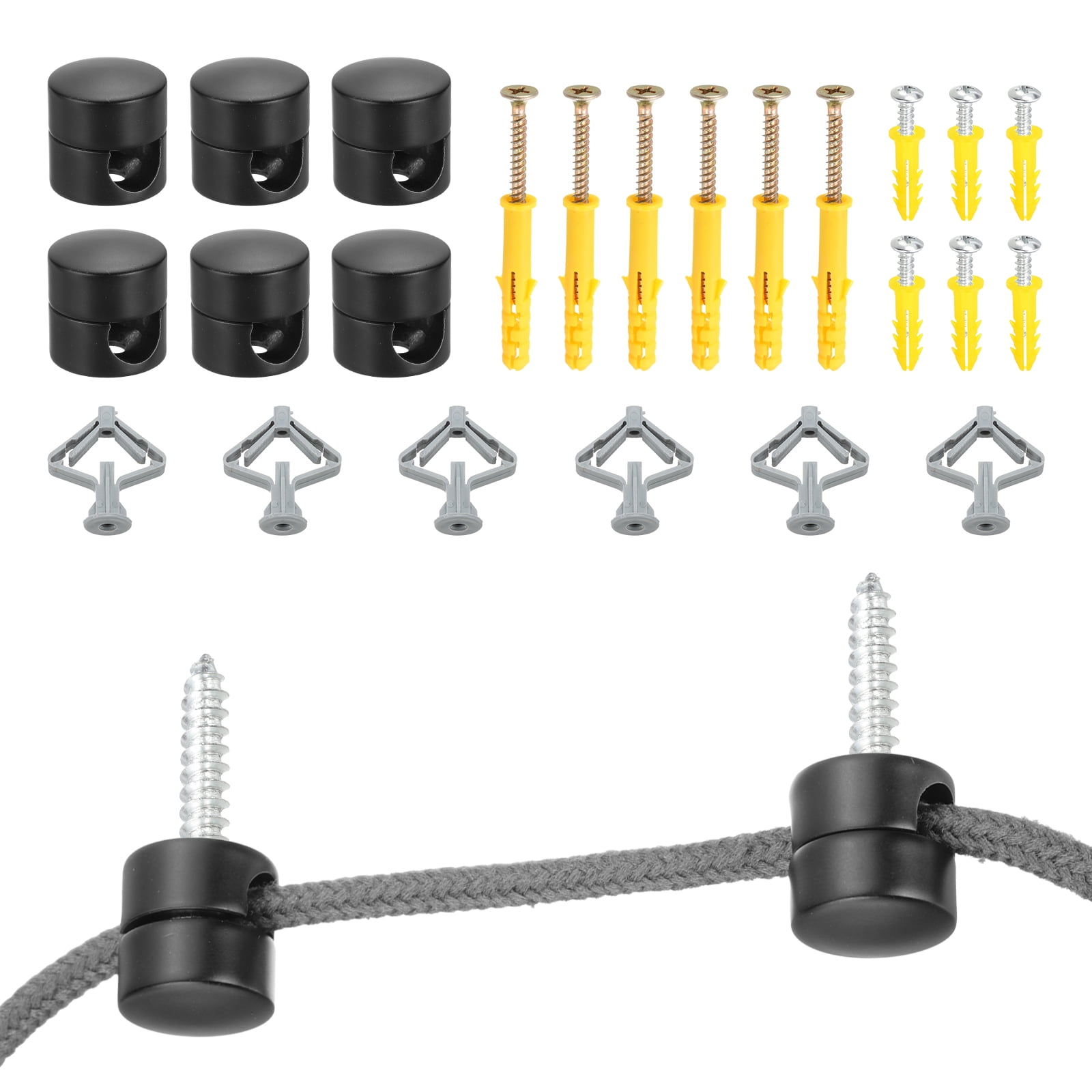 Uxcell Metal Swag Hooks Aluminum Modern Ceiling Hook for Pendant Lights ...