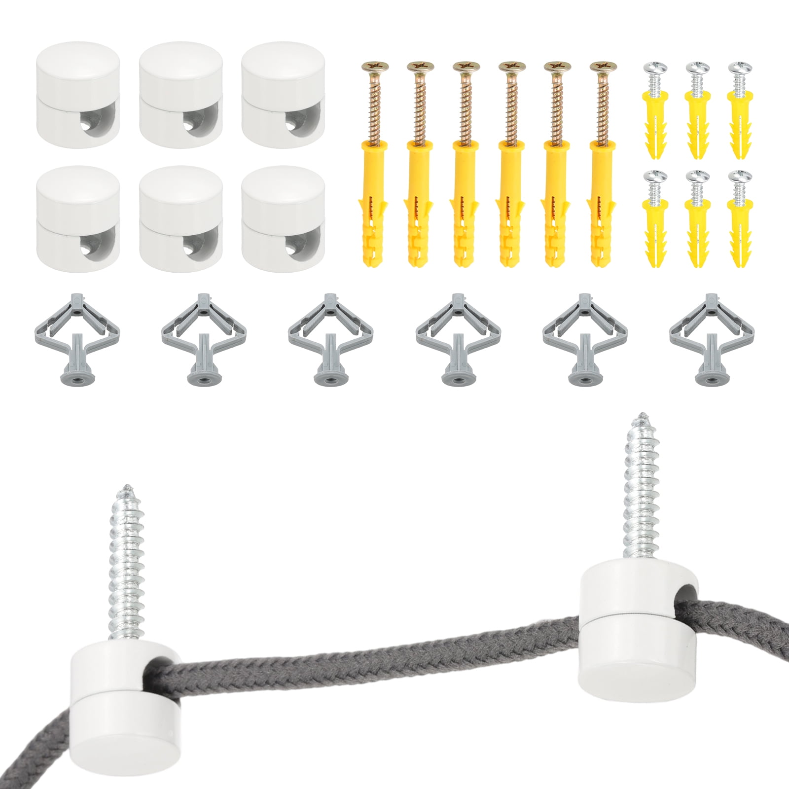 Uxcell Metal Swag Hooks Aluminum Modern Ceiling Hook for Pendant Lights ...