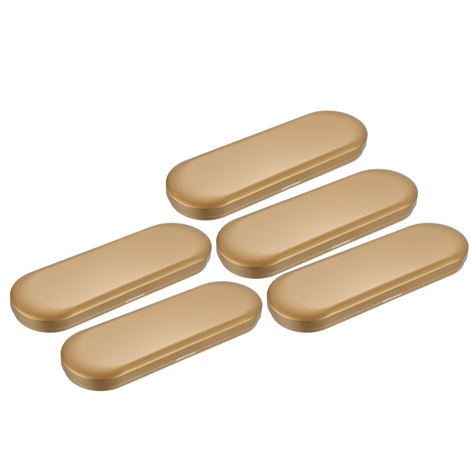 Uxcell Metal Tin Box Containers, 5Pcs6.9x2.4x0.7 Inch Golden ...