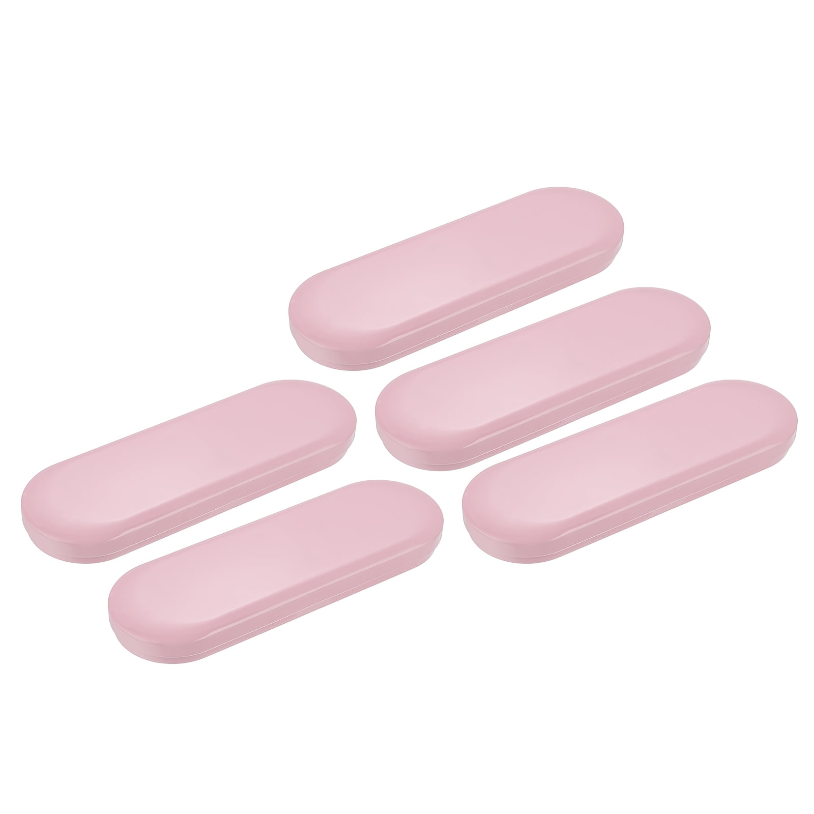 Uxcell Metal Tin Box Containers, 5Pcs6.9x2.4x0.7 Inch Pink Rectangular ...