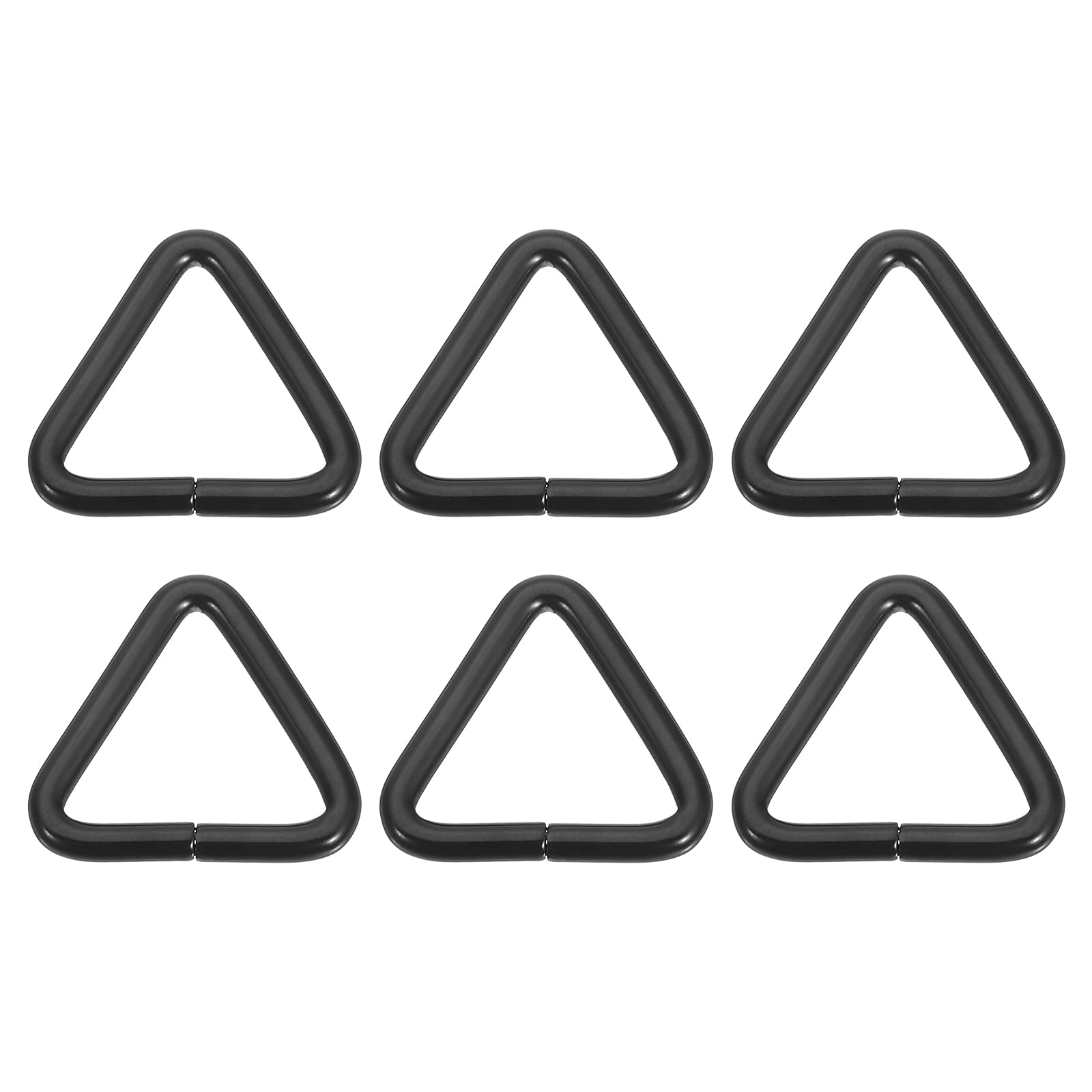 Uxcell Metal Triangle Ring Buckle 0.98"(25mm) Inner Width 4mm Thick ...