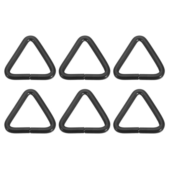 Uxcell Metal Triangle Ring Buckle 0.98"(25mm) Inner Width 4mm Thick ...