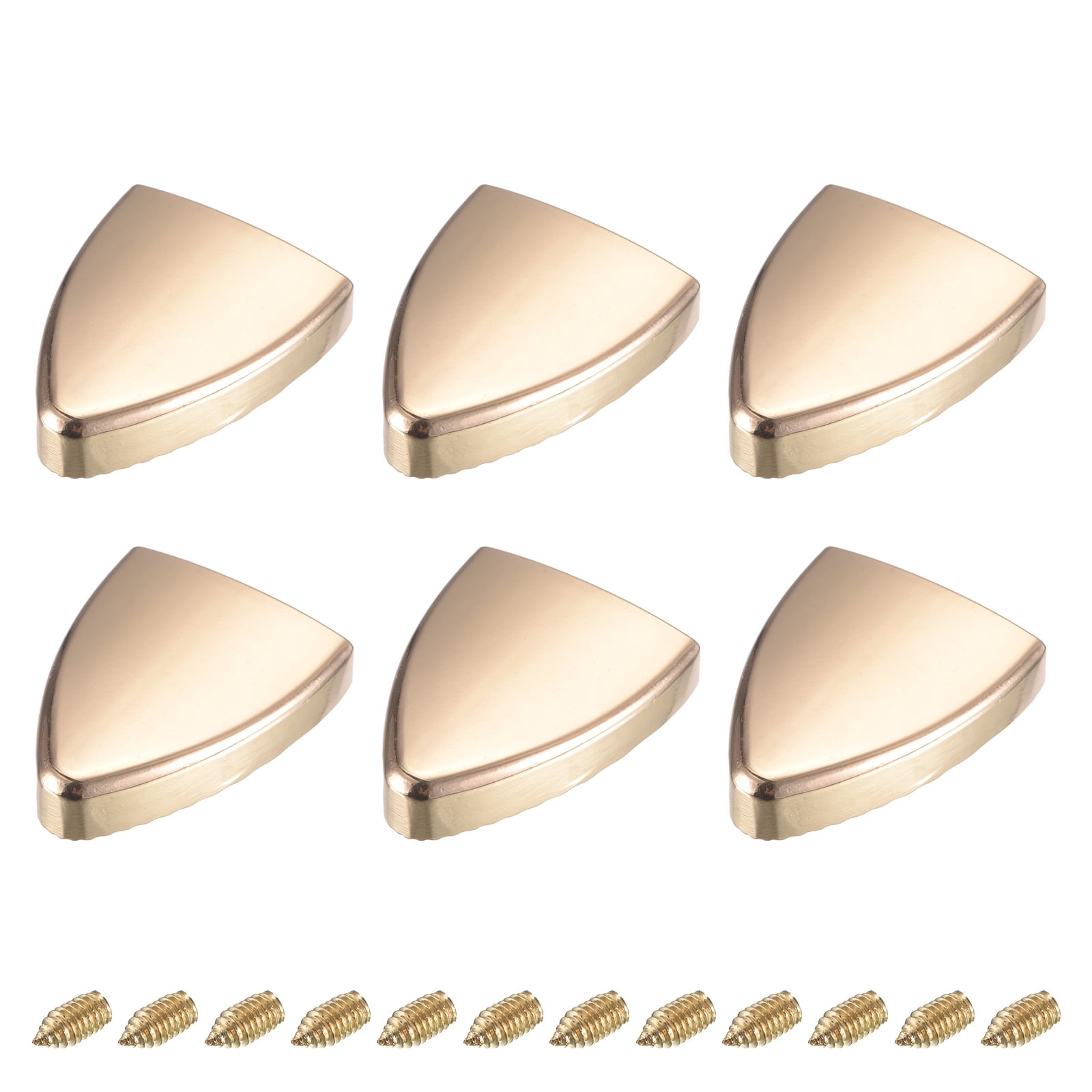 Uxcell Metal Zipper Tail Clip with Screws Triangle Zipper Buckle Tails ...