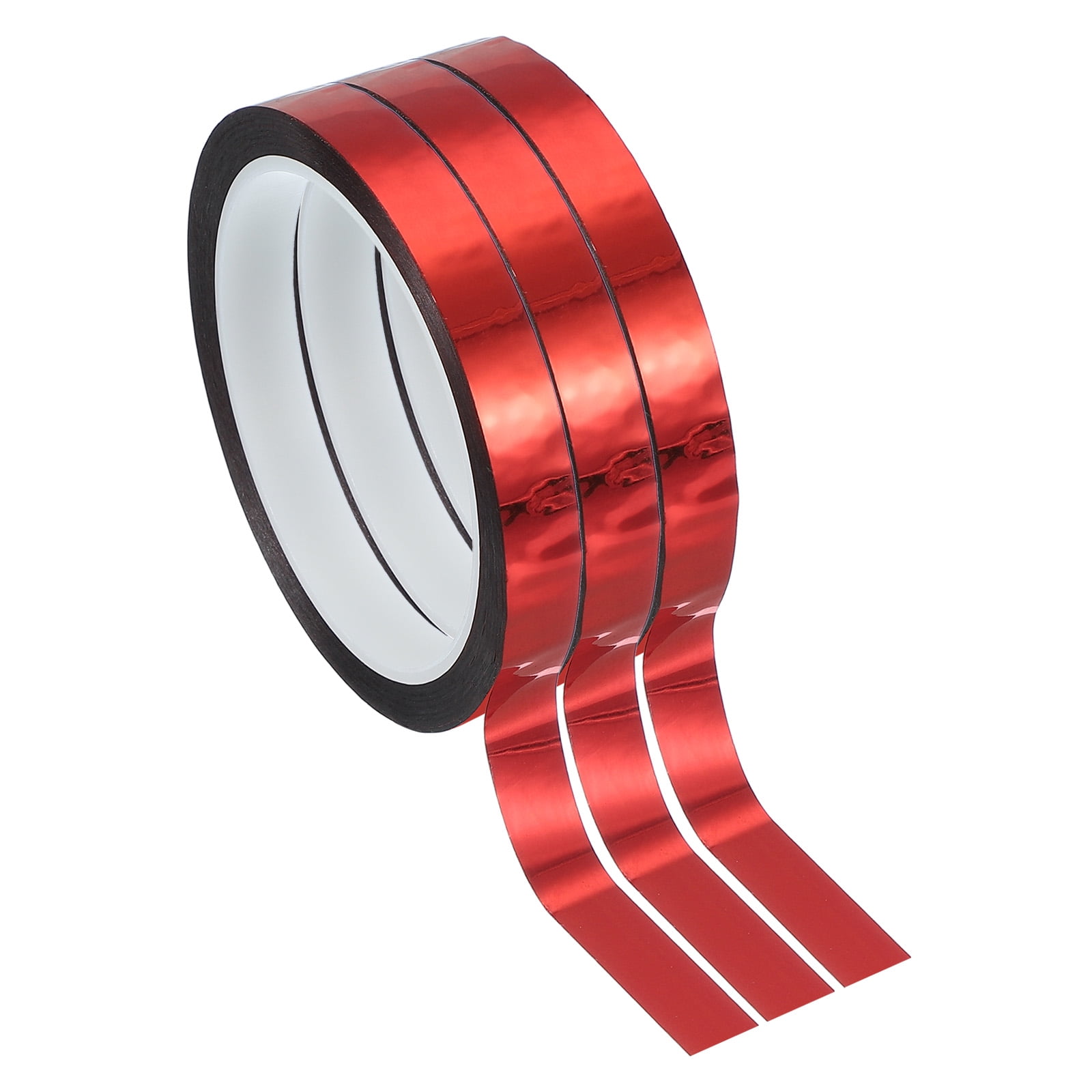 Uxcell Metalized Polyester Film Tape Metallic Decor Tape Adhesive ...