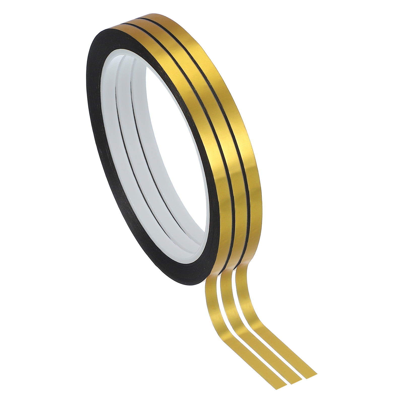 Uxcell Metalized Polyester Film Tape Metallic Decor Tape Adhesive ...