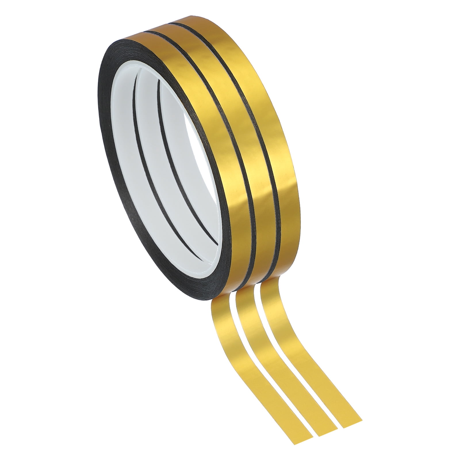 Uxcell Metalized Polyester Film Tape Metallic Decor Tape Adhesive ...