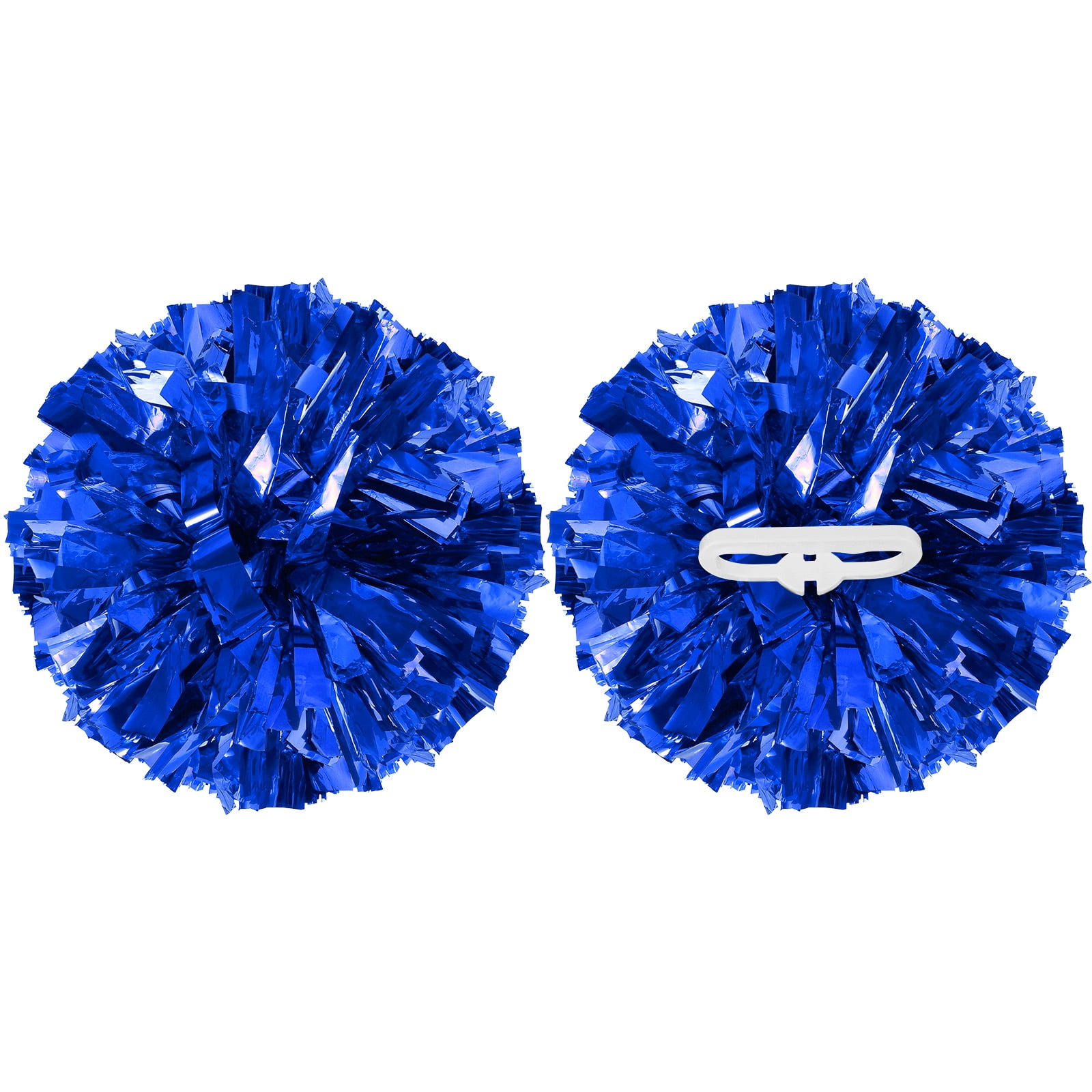 Uxcell 2 Pcs Metallic Cheerleading Pom Poms Cheer Pompoms 12" with ...