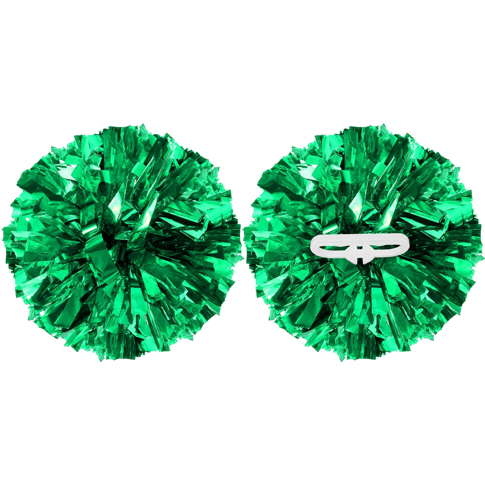 Uxcell Metallic Cheerleading Pom Poms Cheer Pompoms, with Handle Rings ...