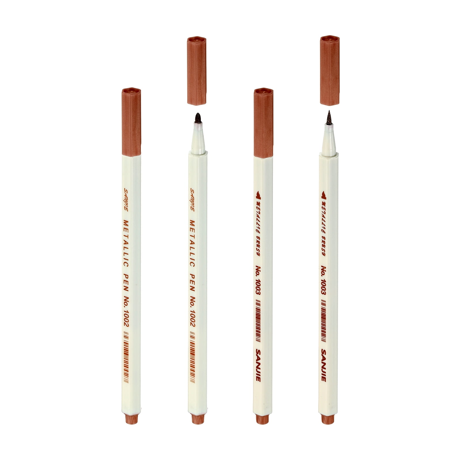 Uxcell Metallic Marker Pens Paint Pens Fine Point Colored Markers Art ...