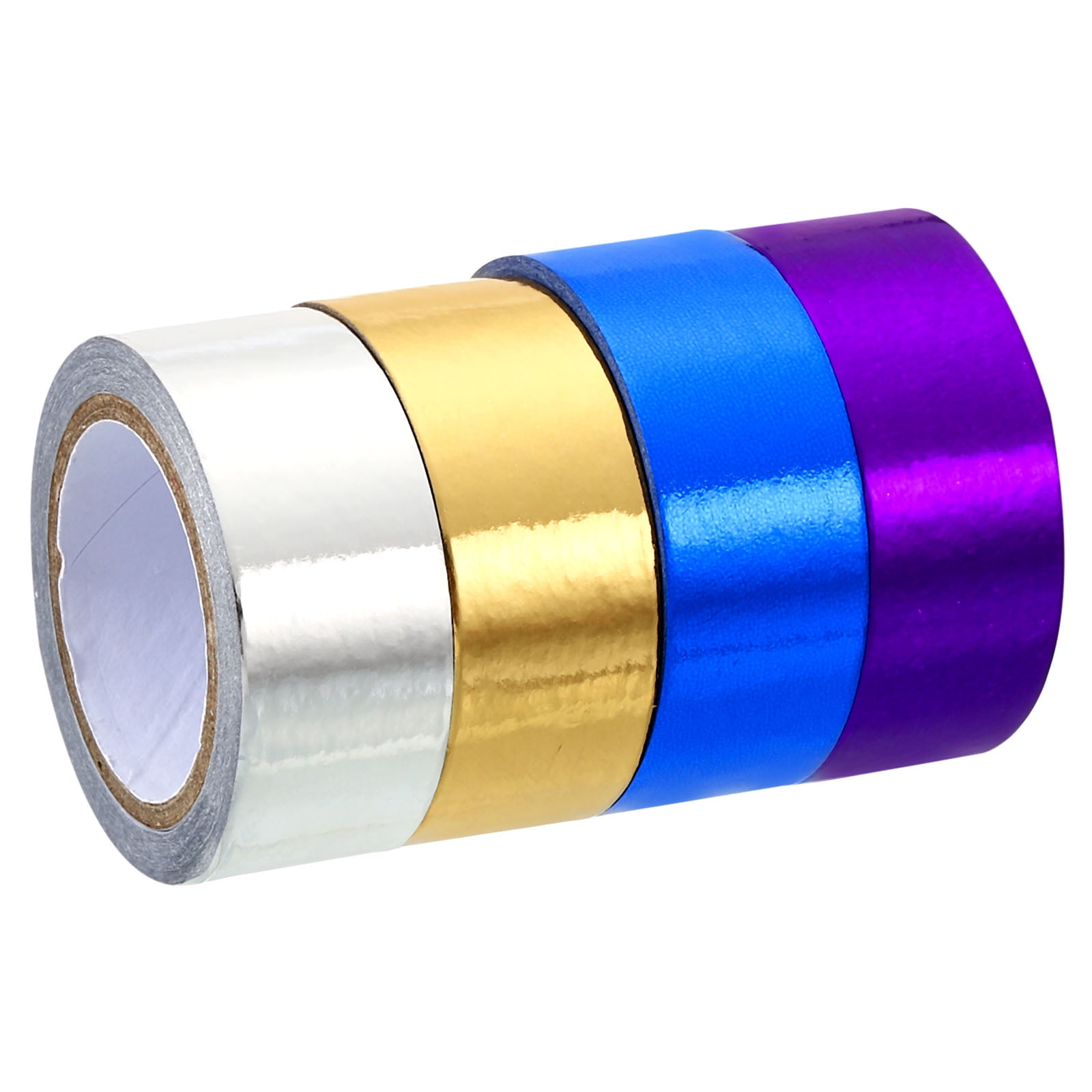 Uxcell Metallic Washi Tape 15mm x 5m, 4 Pack Art Tapes Washi Self ...