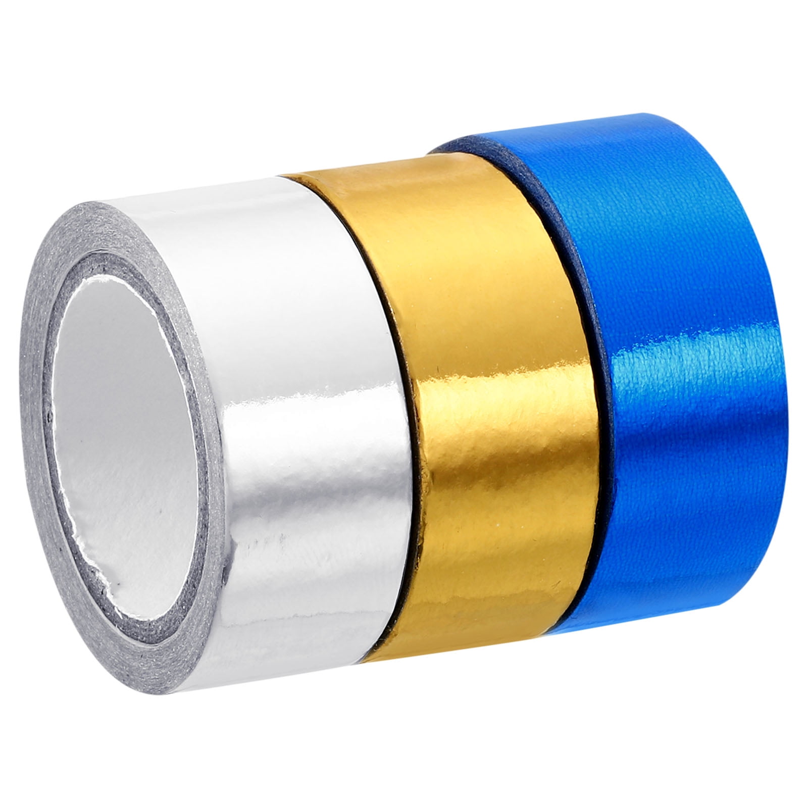 Uxcell Metallic Washi Tape 15mmx5m, 3 Pack Tapes Adhesive Gold Tone ...