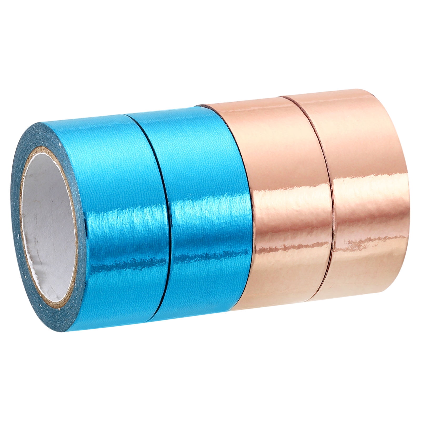 Uxcell Metallic Washi Tape 15mmx5m, 4 Pack Art Tapes Adhesive Light ...