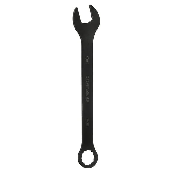 Uxcell Metric Combination Wrench 24mm Carbon Steel 12-Point Box & Open ...
