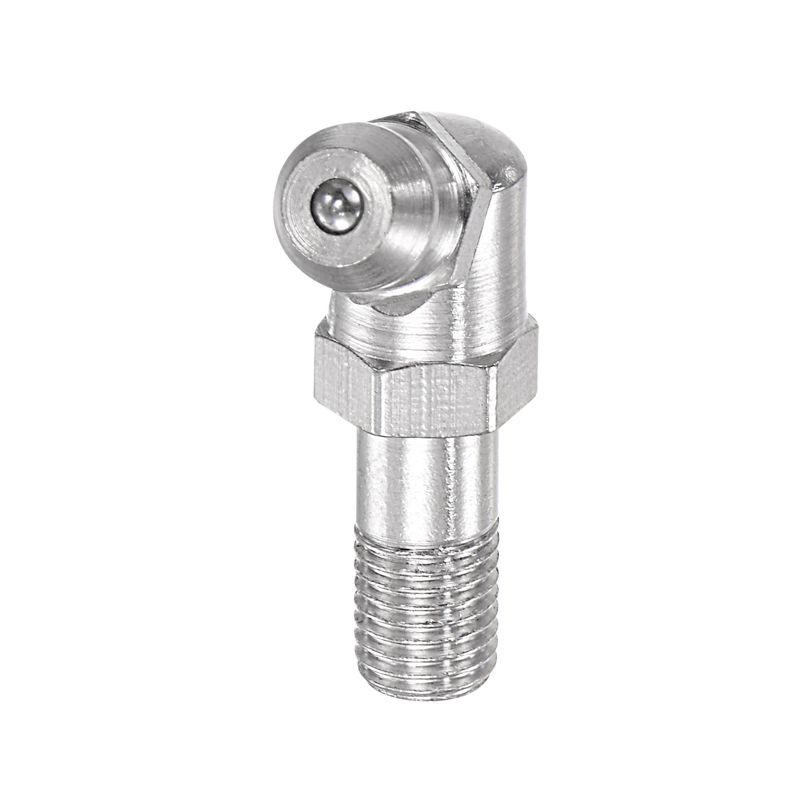 Uxcell M6 x 0.75mm Thread Nickel Plated Brass Straight Lengthened ...