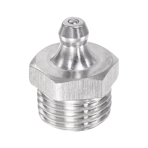 Uxcell Metric Stainless Steel Straight Hydraulic Grease Fitting M16 x 1 ...