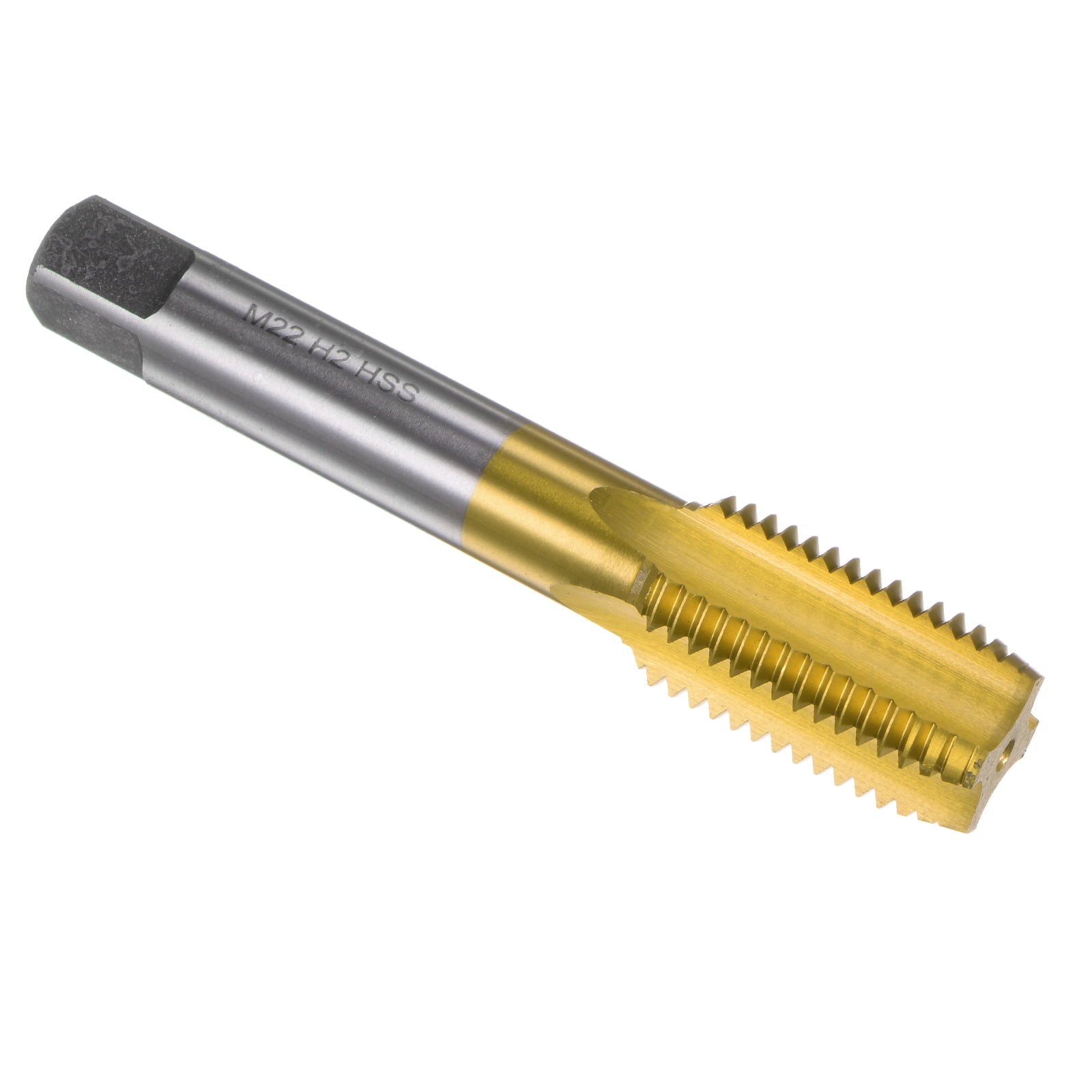 Uxcell Metric Tap M22 x 2.5 H2 Right Hand Thread Plug Ti-coated for ...