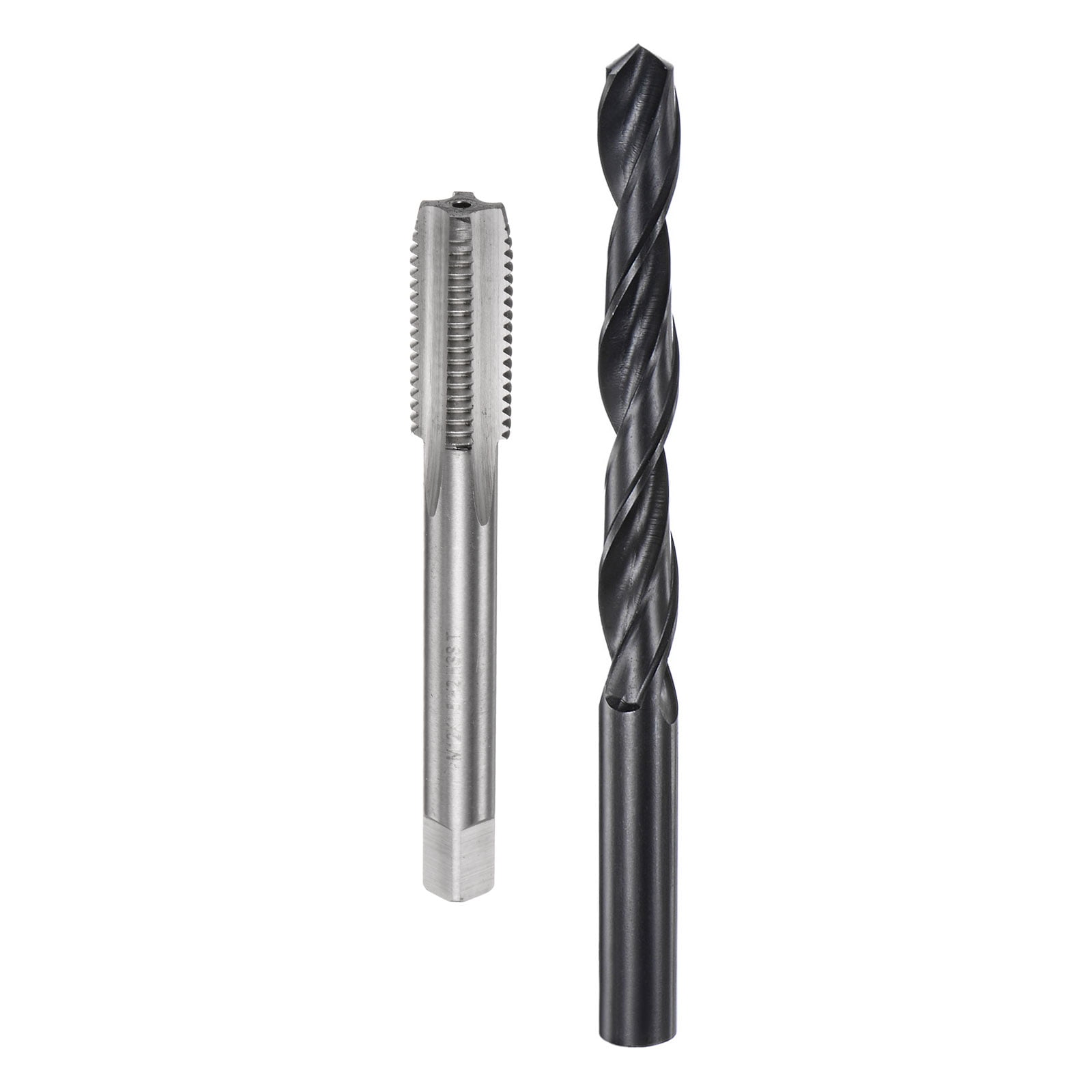 Uxcell Metric Tap and Drill Bit Set M12 x 1.5 Thread Tap & 10.5mm Black ...