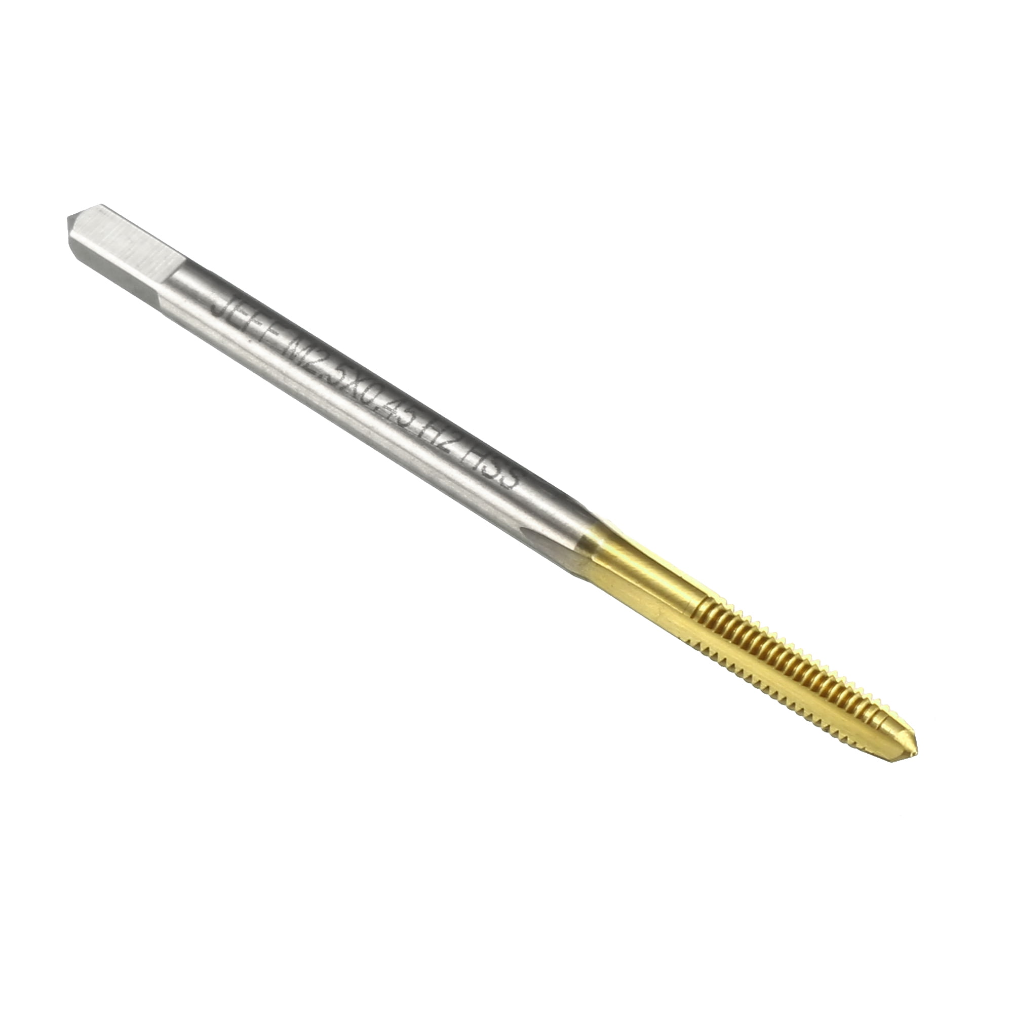 Uxcell Metric Taps M2.5x0.45 H2 Right Hand Thread Plug Ti-coated for ...