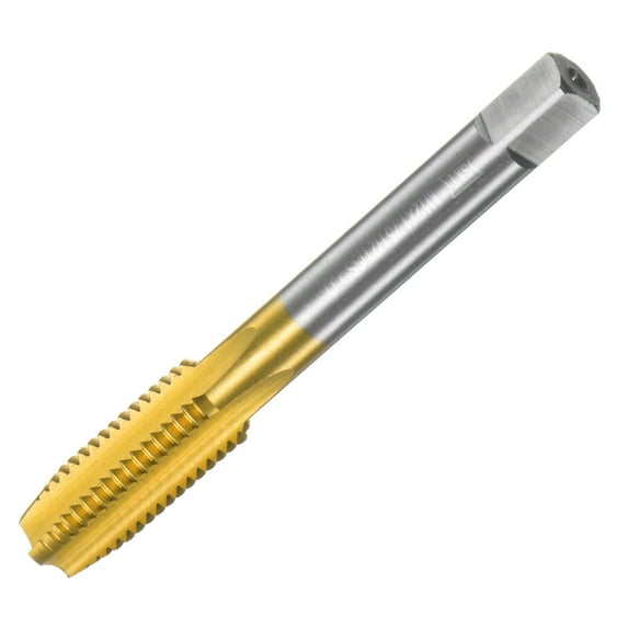 Uxcell Metric Thread Tap M12 x 1.75 Straight Flute Ti-Coated M35 High ...
