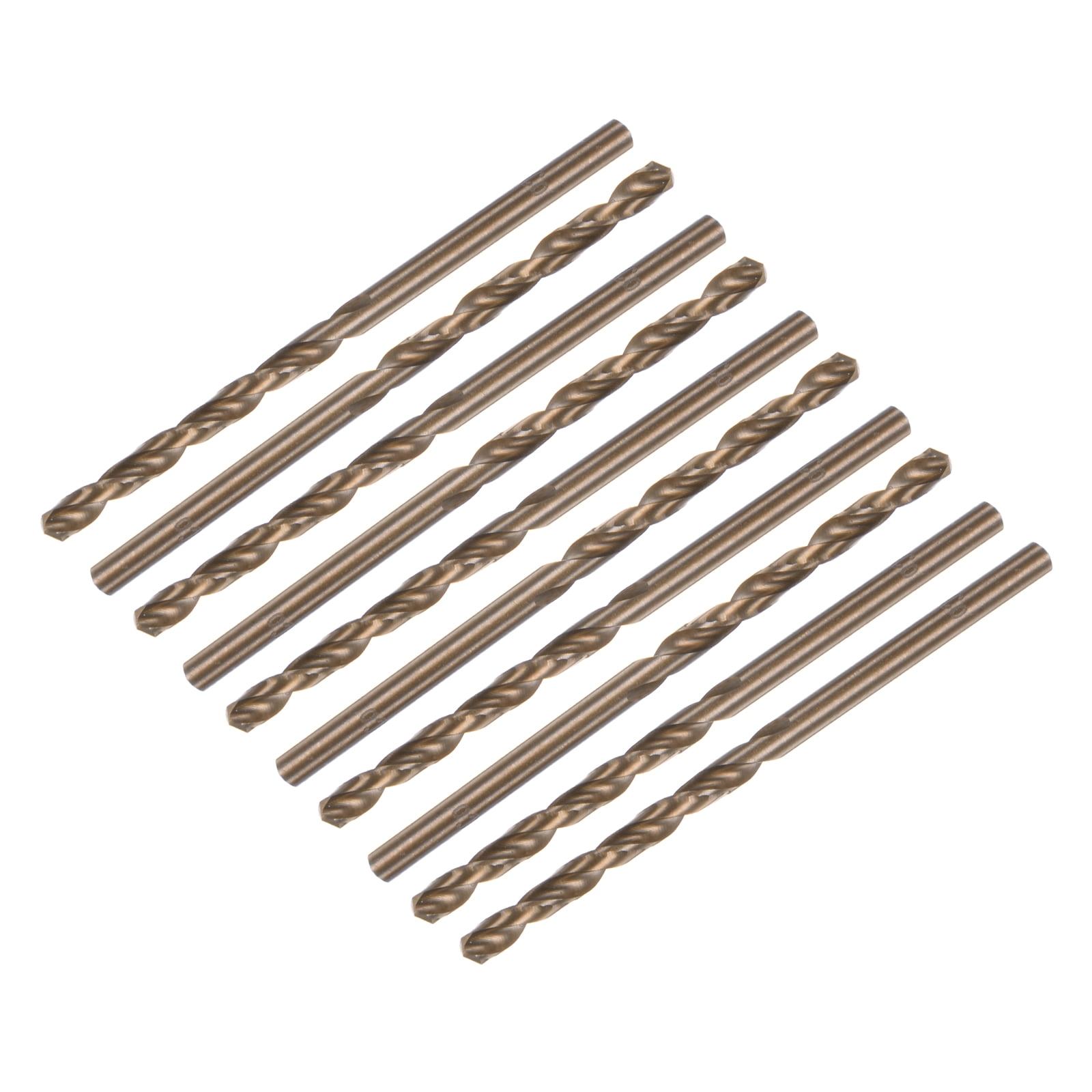 Uxcell Metric Twist Drill Bit 3mm Drilling Dia HSS Cobalt Round Shank ...