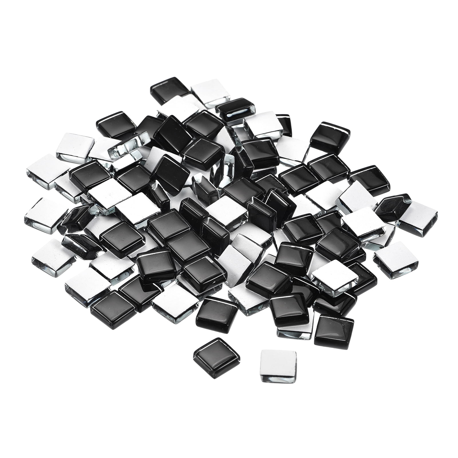 Uxcell Micro Glass Tiny Mini Mosaic Tile Black 110 Pack - Walmart.com