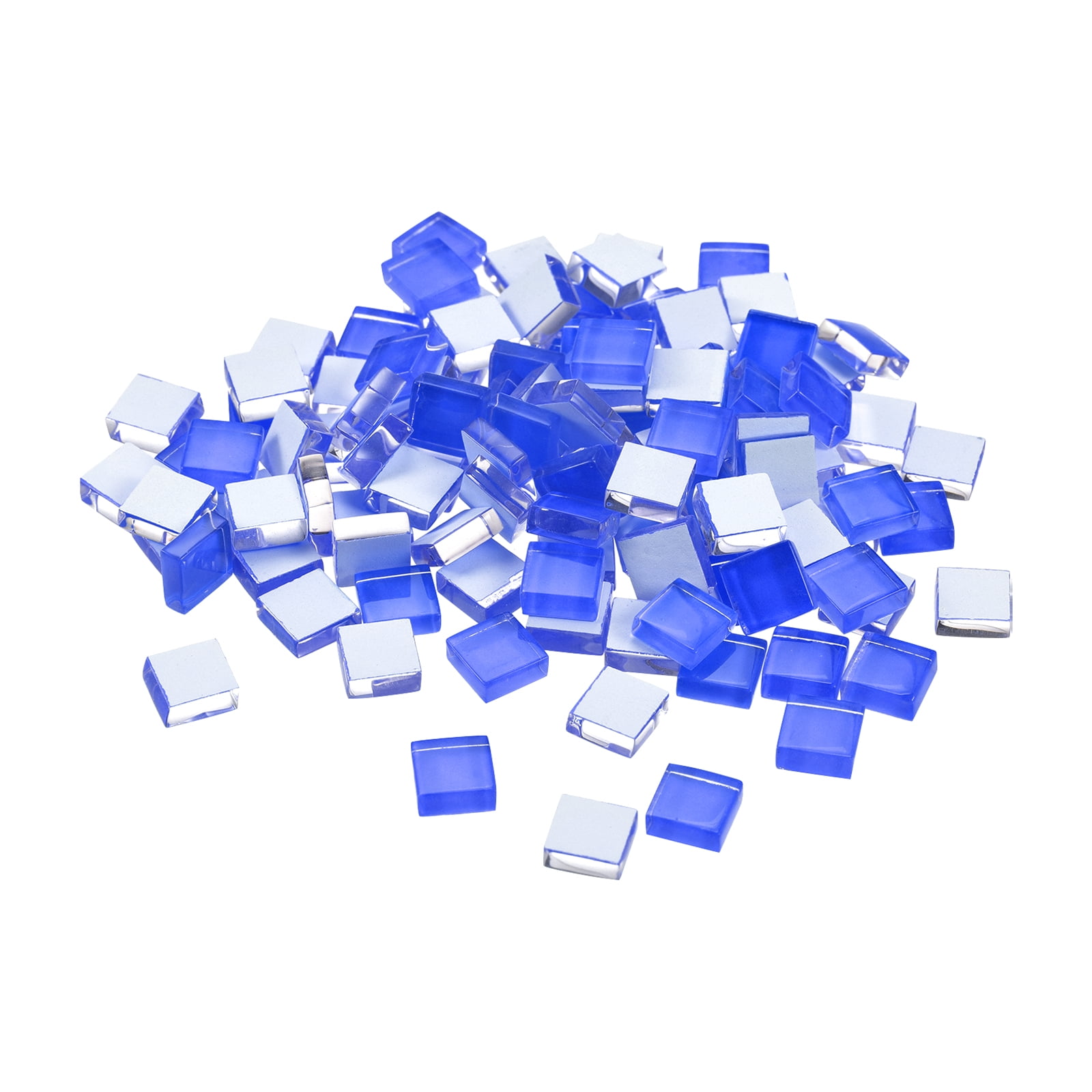 Uxcell Micro Glass Tiny Mini Mosaic Tile Blue 220 Pack - Walmart.com