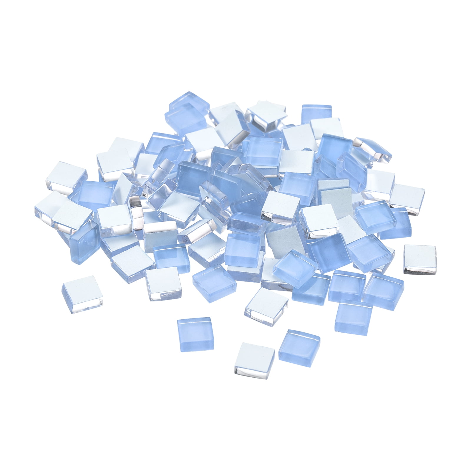 Uxcell Micro Glass Tiny Mini Mosaic Tile Ocean Blue 110 Pack - Walmart.com