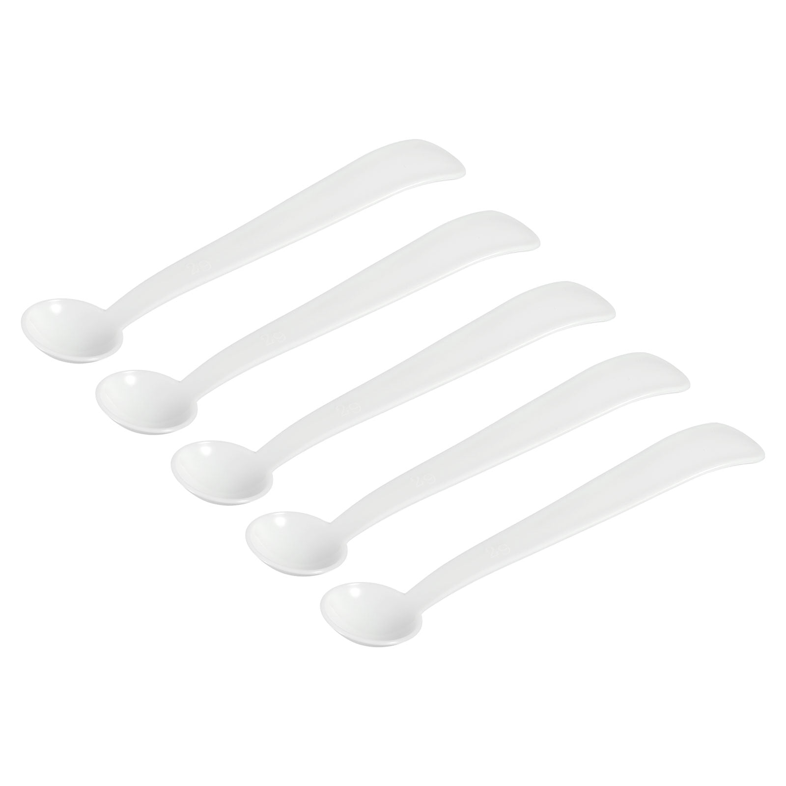 Uxcell Micro Spoons 2 Gram Measuring Scoop Plastic Round Bottom Mini ...