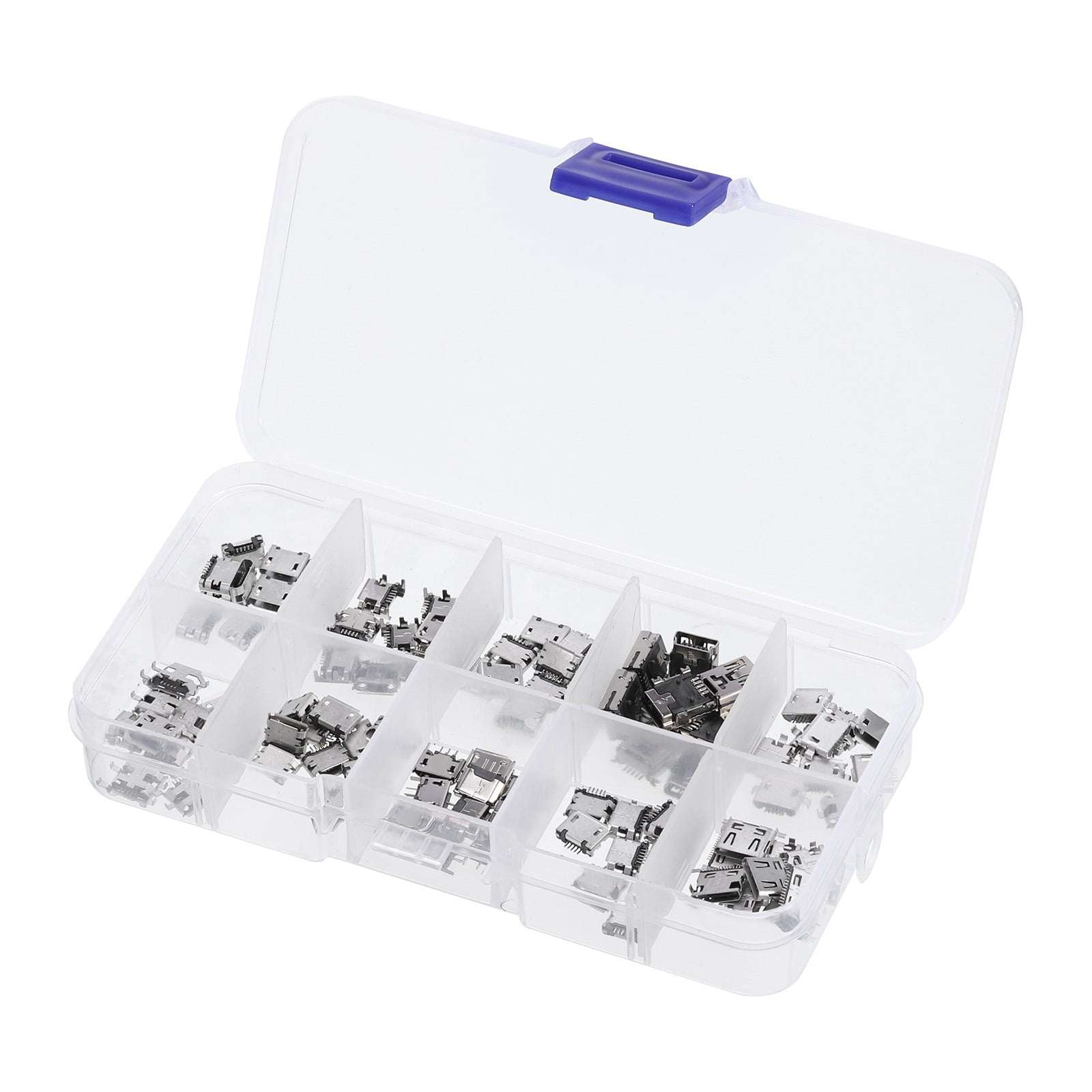 Uxcell Micro USB Sockets Kit Female Plug Connector Port Repair ...